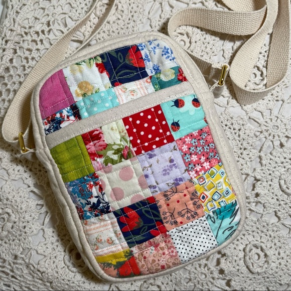 The Dotted K | Bags | Quilted Granny Patchwork Crossbody Handbag | Poshmark